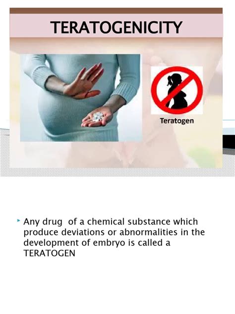Teratogenic It Y Pdf Fetus Clinical Medicine