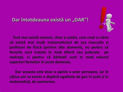 Egalitatea De Gen In Matematica Ppt