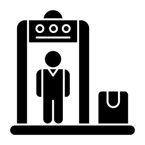 Editable Design Icon Of Security Checking Door 24168605 Vector Art At Vecteezy