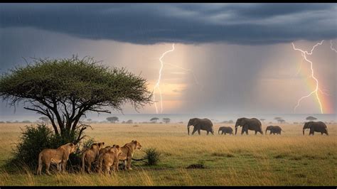 When The Rain Comes African Wildlife In Wet Season 4k Youtube