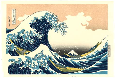 Katsushika Hokusai 21 Kanagawa Oki Namiura The Great Wave Off Kana