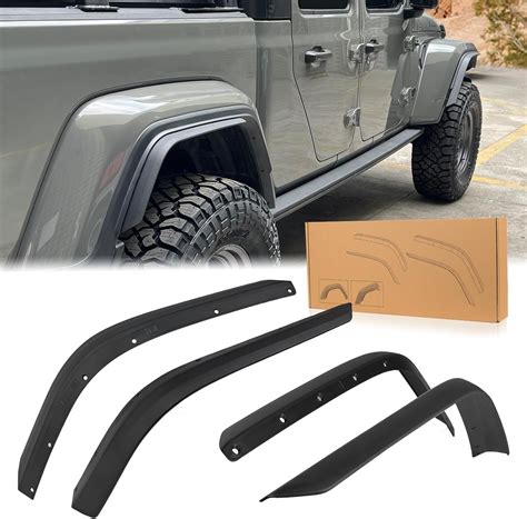Fenders Front And Rear Fenders Compatible With 2020 2022 Jeep Wrangler