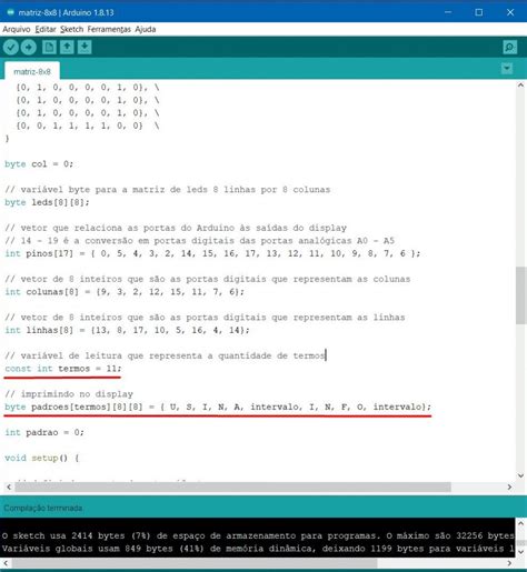Projeto Arduino Matriz De Led 8x8 Letreiro Luminoso Blog UsinaInfo