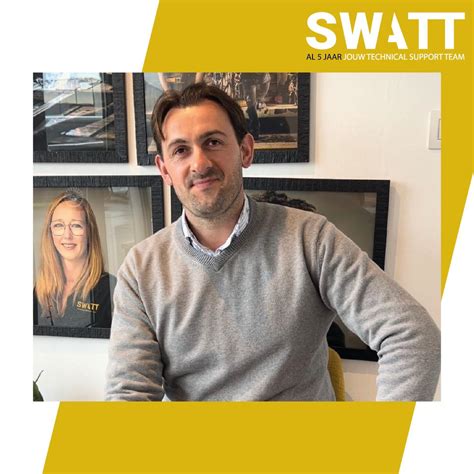 Hoera Kristof Is 5 Jaar In Dienst Bij Swatt Swatt