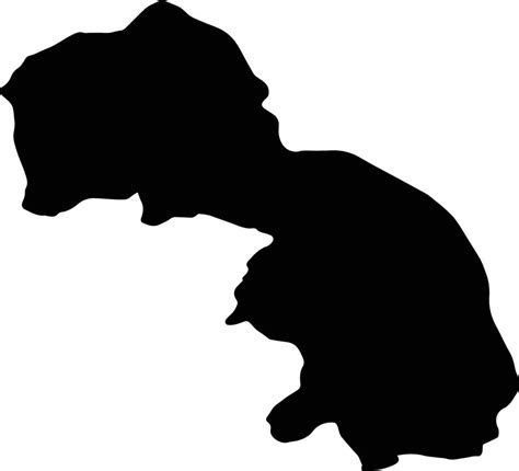 Kukes Albania Silhouette Map 37466561 Vector Art At Vecteezy