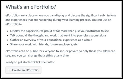 What Are Canvas Eportfolios Knowledge Base
