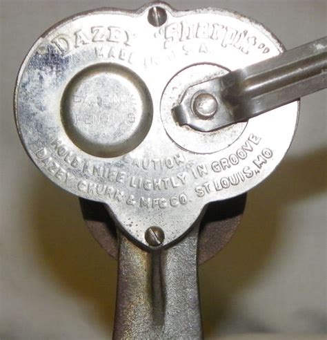 Bargain Johns Antiques Dazey Kitchen Knife Sharpener Tool Hand Operated Dazey Sharpit