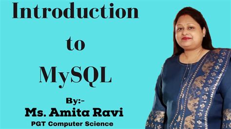 Introduction To Mysql Database Management System Dbms Computer Science Class 12 Youtube