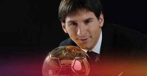 On This Day In 2009 Lionel Messi Won His First Ballon Dor —
