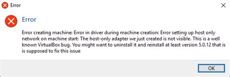 Installation Hangs At Virtualbox Error Support Local Community