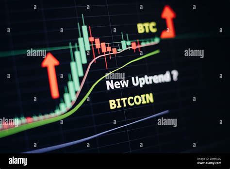 Bitcoin Price Forecast And Longterm Prediction Graph Screen BTC Stock Investment Graph With