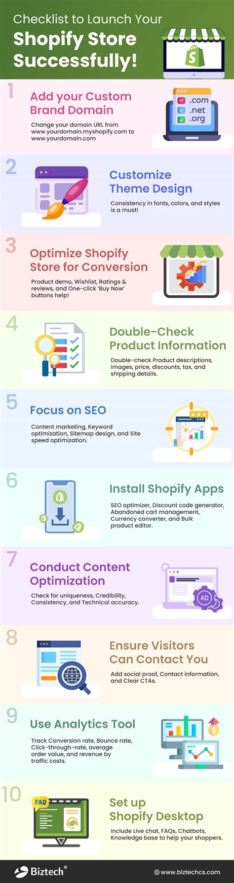 How to Launch a Shopify Store Successfully [Infographic] - Best Infographics