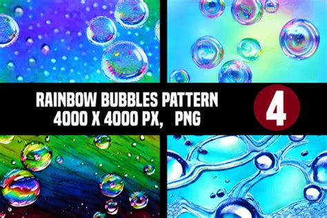Rainbow Bubbles Pattern Graphic By Yulidor · Creative Fabrica