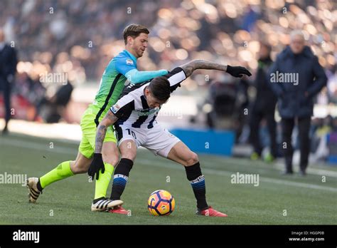 Cristian Ansaldi Inter Rodrigo De Paul Udinese January 8 2016 Football Soccer
