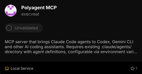 Polyagent Mcp Mcp Servers · Lobehub