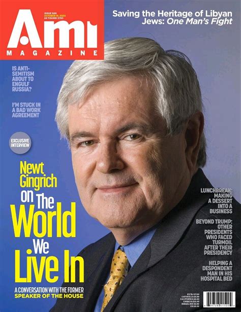 Ushi Teitelbaum On Linkedin Its No Other Than Speaker Newt Gingrich In This Weeks Ami