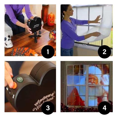 Trendzy Holographic Window Projector Christmas
