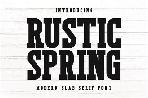 Rustic Spring Font · 1001 Fonts