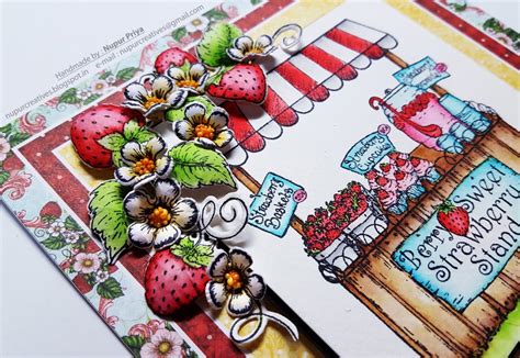 Nupur Creatives Berry Sweet Strawberry Stand