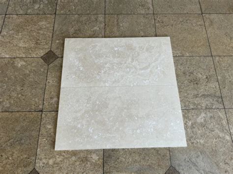 Ivory Cross Cut Filledandhoned 18x36 12 Travertine Tile Stonex Tile