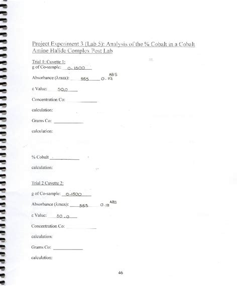 Project Experiment 3 Lab 5 Analysis Of The Of