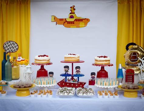 Yellow Submarine Beatles Birthday Party Ideas Photo 1 Of 9 Catch