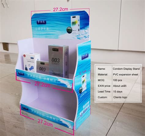 Custom Condom Cardboard Display Stand Manufacturer