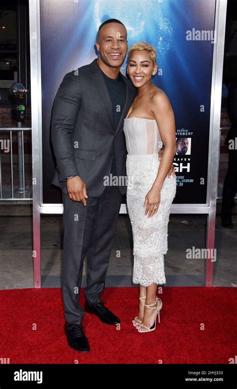 Devon Franklin And Meagan Good Attending The Breakthrough Los Angeles Premiere Held At The