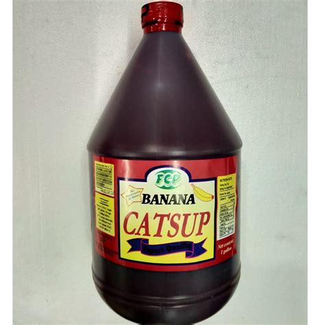 Fcp Banana Catsup 1 Gallon Banana Ketchup Condiments Shopee