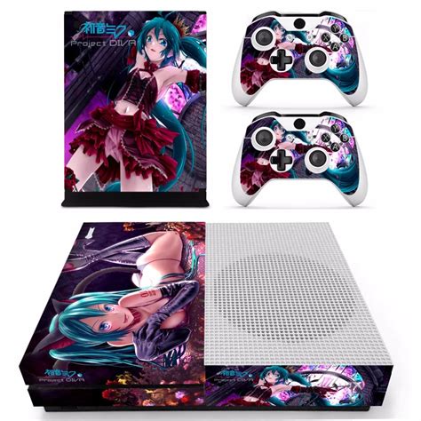 Hatsune Miku Skin Sticker For Xbox One S Console And Controllers