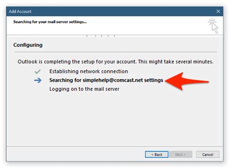 How To Setup Comcast Email In Outlook Simple Help