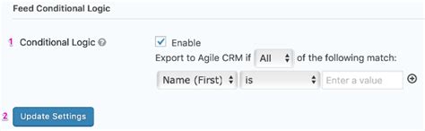 Creating A Feed For The Agile CRM Add On Gravity Forms
