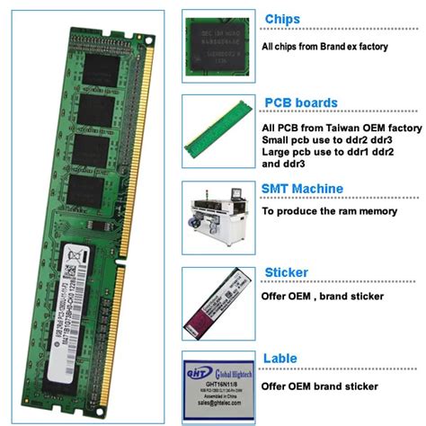 Bulk Computer Parts Non Ecc Desktop Ddr3 8gb Ram Memory Accept Paypal