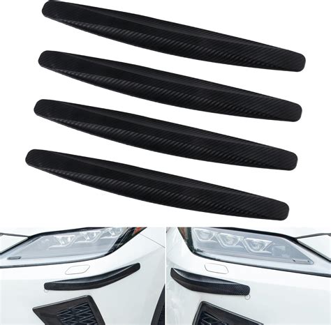 Bjsia 4 Tiras Protectoras De Parachoques Trasero Para Coche Tira De
