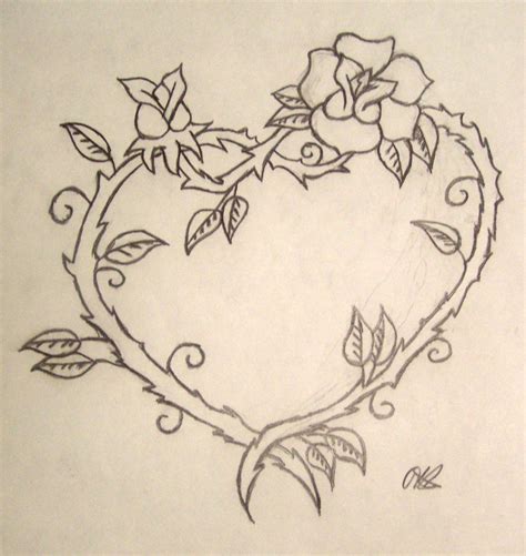 Fancy Heart Drawing At Getdrawings Free Download