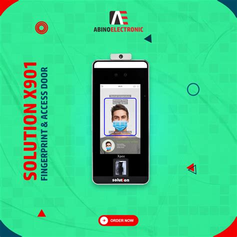 Jual Fingerprint Solution X901 Mesin Absensi Sidik Jari Kantor Bank