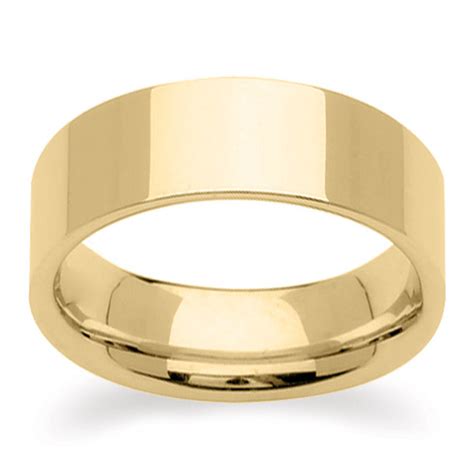 65 F 8mm 14k Gold Wedding Band The Wedding Band Factory