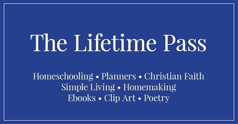 The Lifetime Pass Sallie Borrink The Lifetime Pass Sallie Borrink