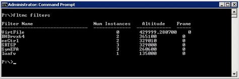 Show Filesystem Minifilter Drivers Icewolf Blog