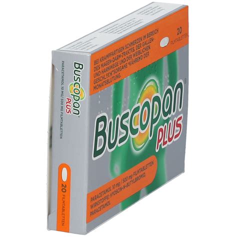 Buscopan® Plus Paracetamol 10mg 500mg 20 St Shop Apotheke At