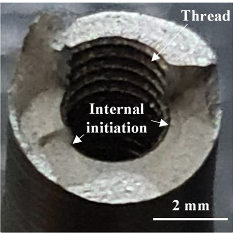 Fracture Surface Of Hole As Manufactured σ A 175 Mpa A Crack