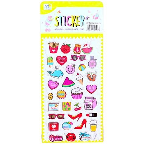 Deco Sticker Asstd Designs