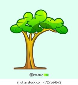 Element Tree Logo Stock Vector Royalty Free 727564672 Shutterstock