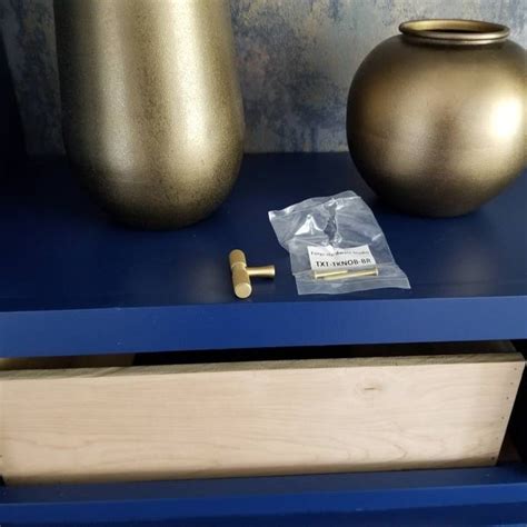 Solid Satin Brass Texture Knurled Drawer Pulls And Knobs Forge