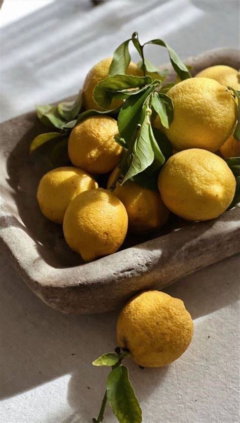Fresh Lemons In A Bowl Lemon Photography Styling Still Life