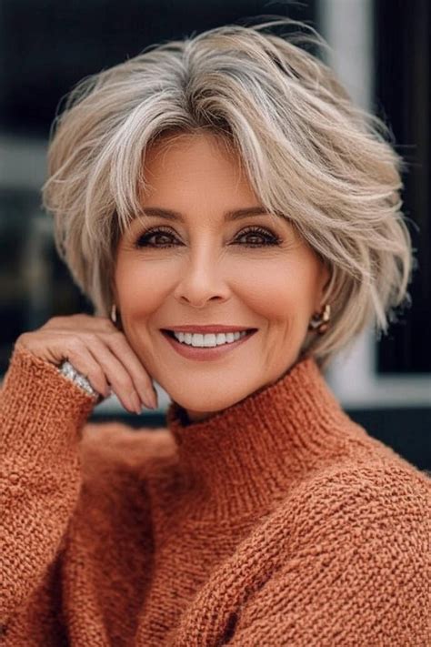 Elegant Short Hairstyles For Women Over 60