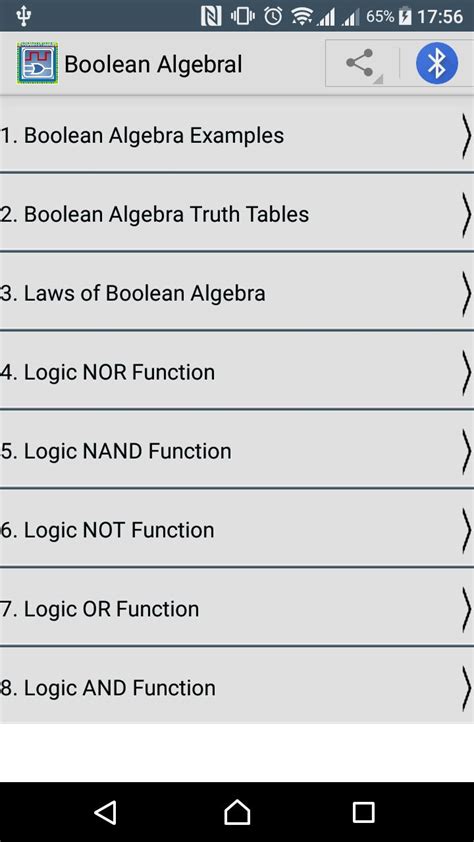 Boolean Algebra Tutorial Apk For Android Download