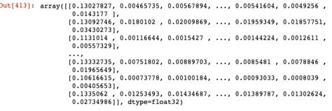 Python Getting Array Output But I Want One Output With Sparse