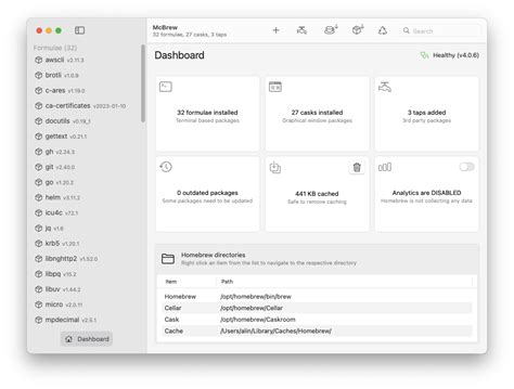 GitHub Alienator McBrew A Fast GUI For Homebrew Written In SwiftUI