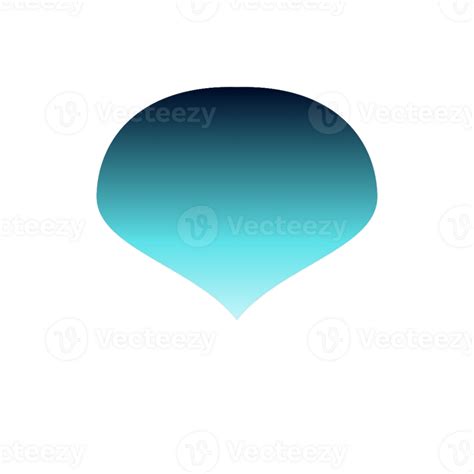 Gradient Teardrop Shape Design 55895195 Png